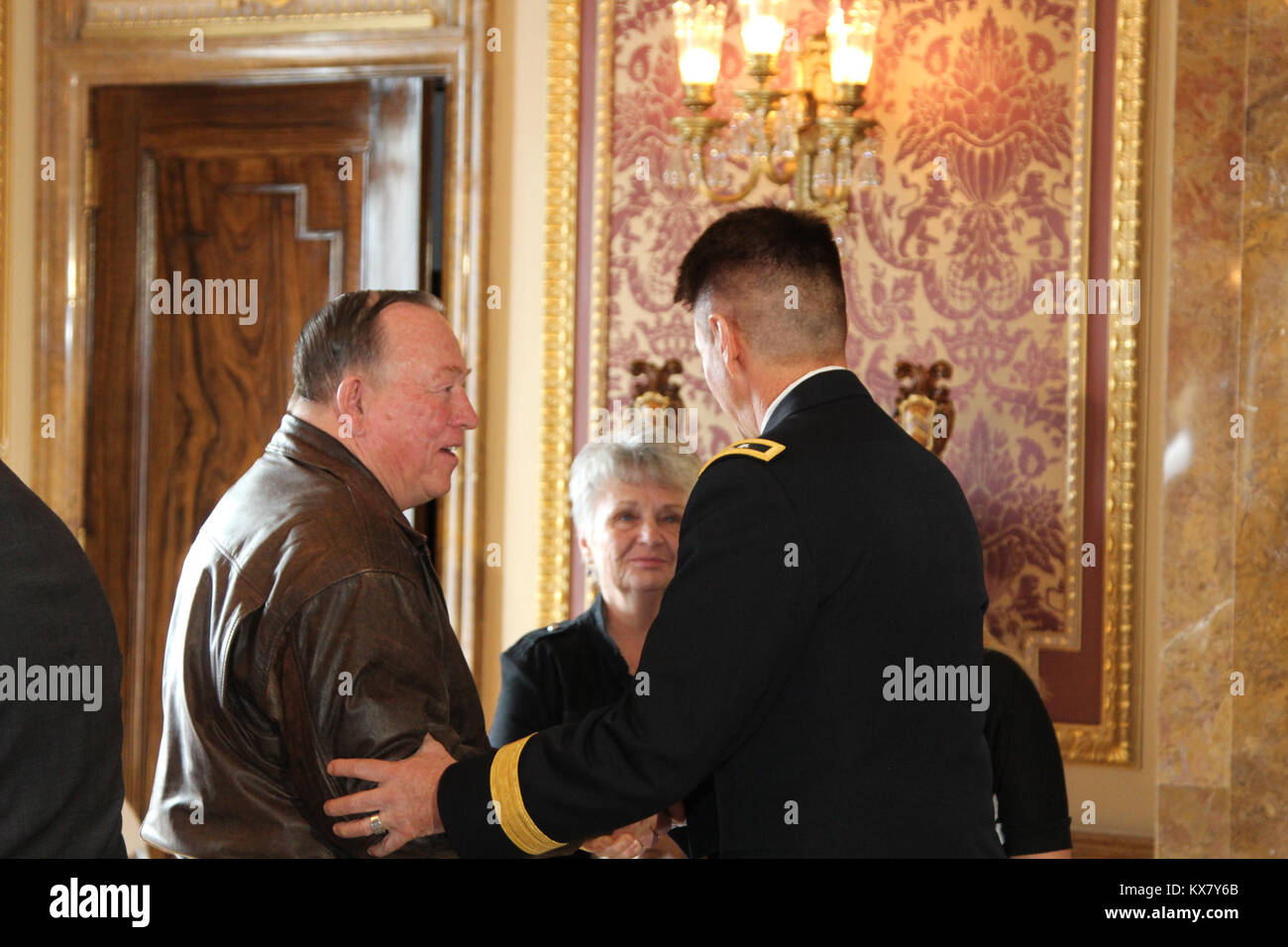 U.S. military remembrance ceremony Stock Photo - Alamy