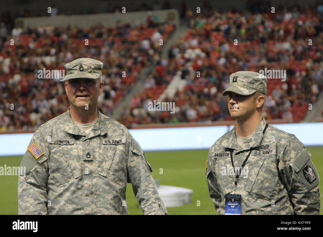 Cpt. Brett Anderson and Staff Sgt. Robert Kelley were honored at the ...