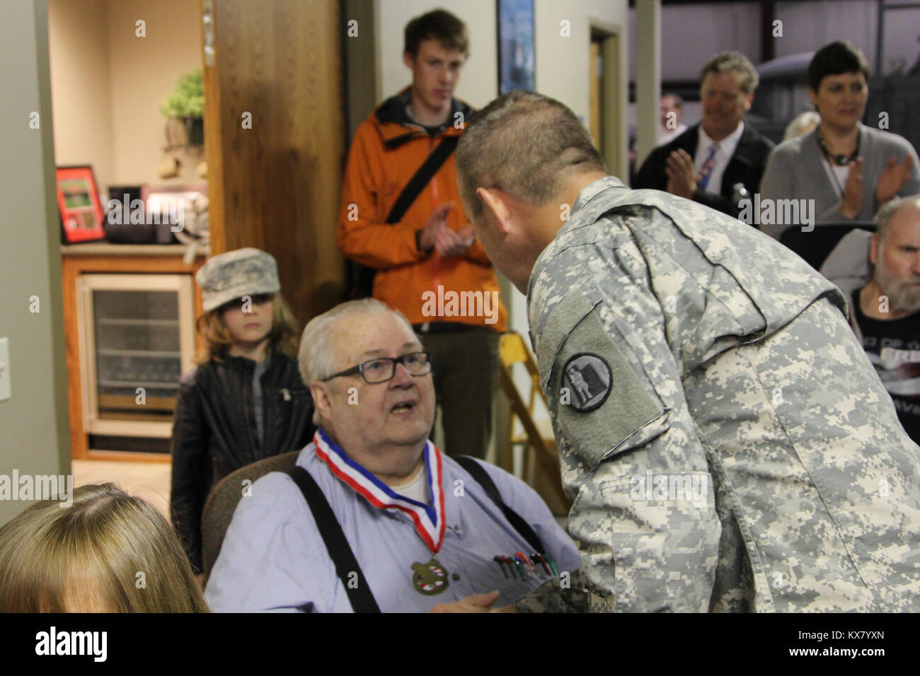 Veterans from WWII, Korean War, Vietnam War, and the current GWOT were ...