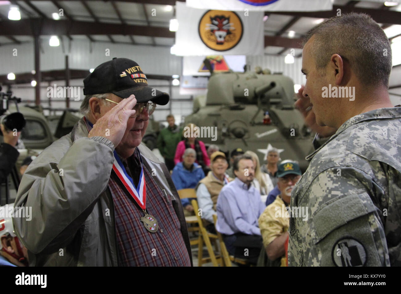 Veterans from WWII, Korean War, Vietnam War, and the current GWOT were ...