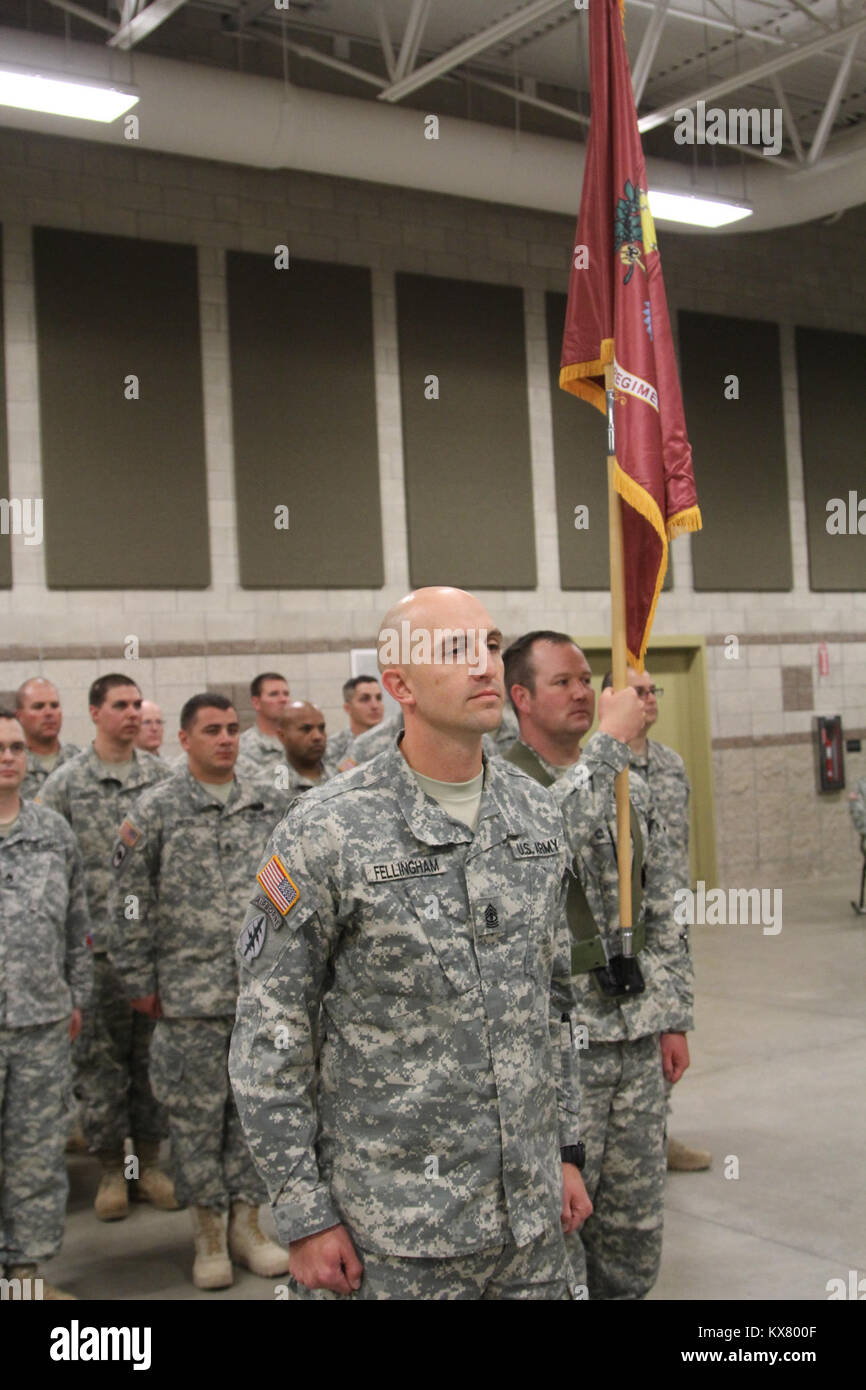 The 640th Regiment conducted change of responsibility where Command Sgt ...