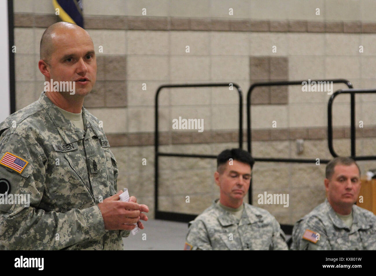 The 640th Regiment conducted change of responsibility where Command Sgt ...