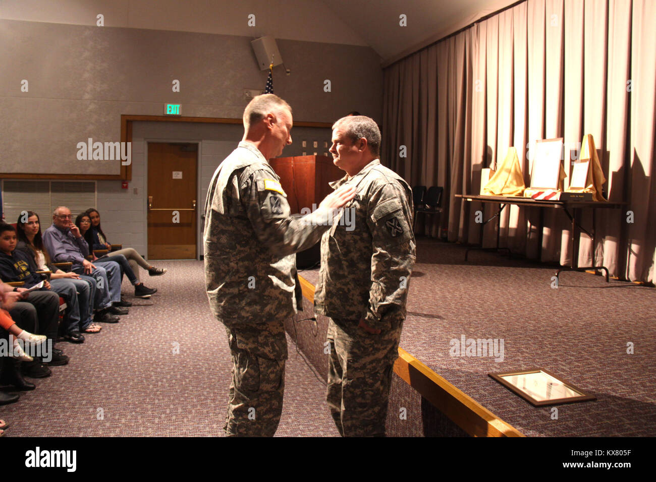 Retirement ceremony for Sergeant Major Stephan P. Vogl held in the Utah ...