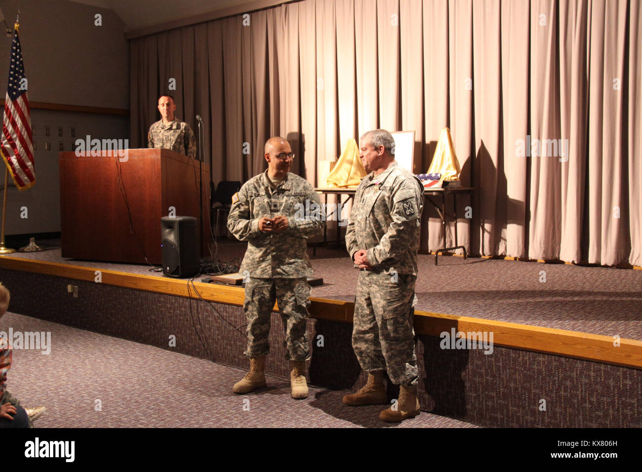 Retirement ceremony for Sergeant Major Stephan P. Vogl held in the Utah ...