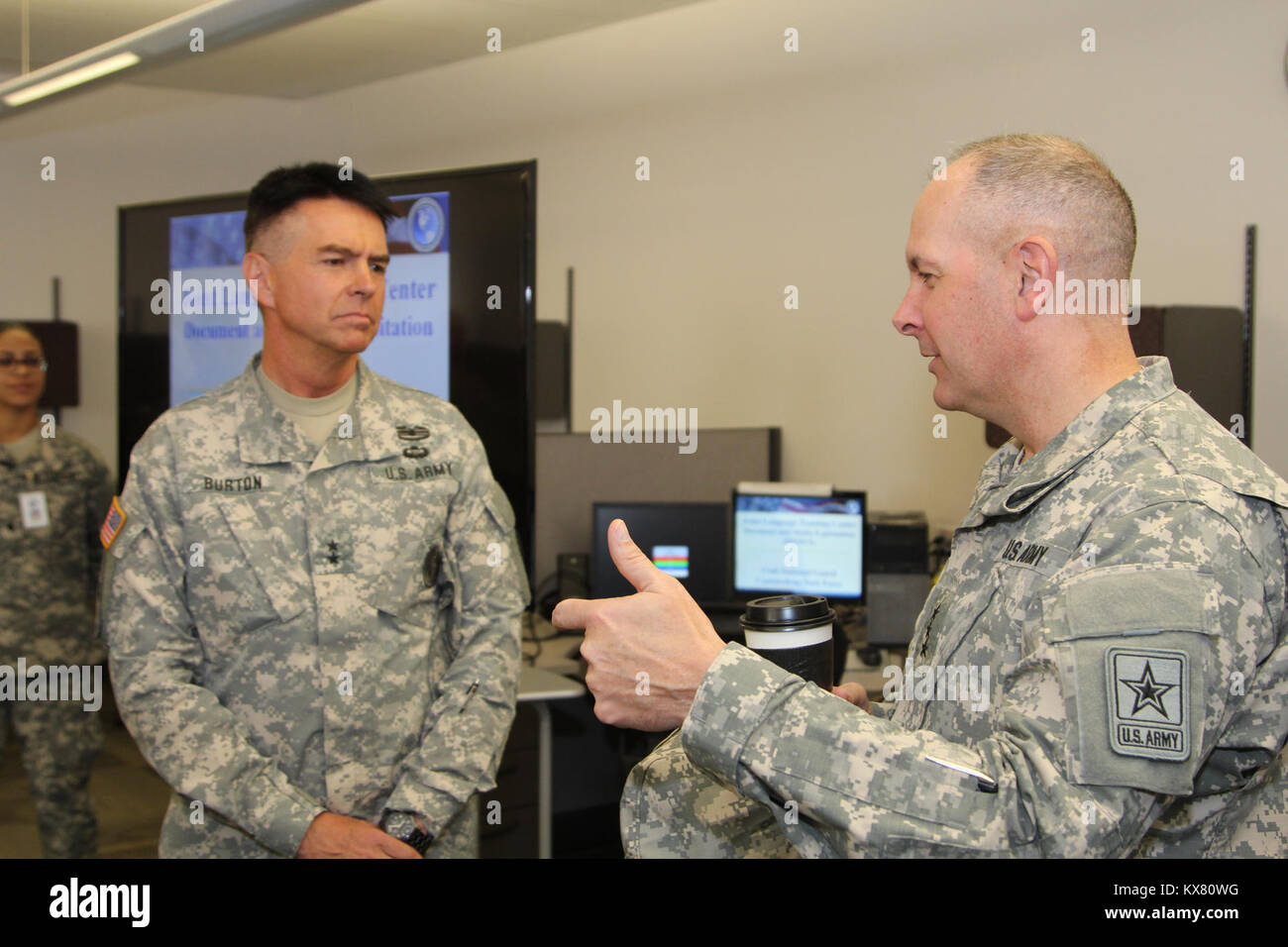 Lt. Gen. Timothy Kadavy, Director of the Army National Guard, visited ...