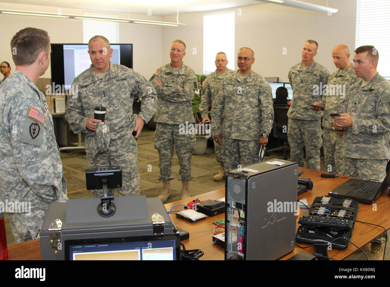 Lt. Gen. Timothy Kadavy, Director of the Army National Guard, visited ...