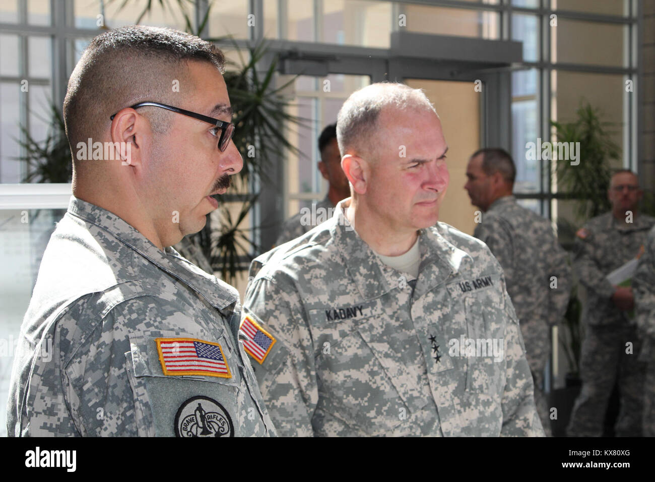 Lt. Gen. Timothy Kadavy, Director of the Army National Guard, visited ...