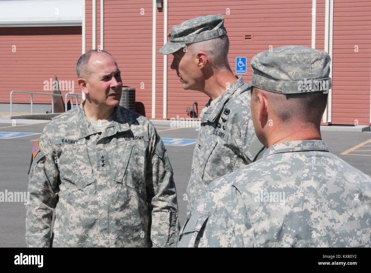 Lt. Gen. Timothy Kadavy, Director of the Army National Guard, visited ...