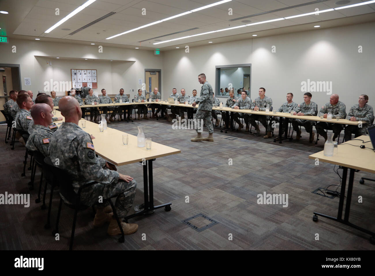 Enlisted Soldiers of the Utah Army National Guard gathered for a town ...