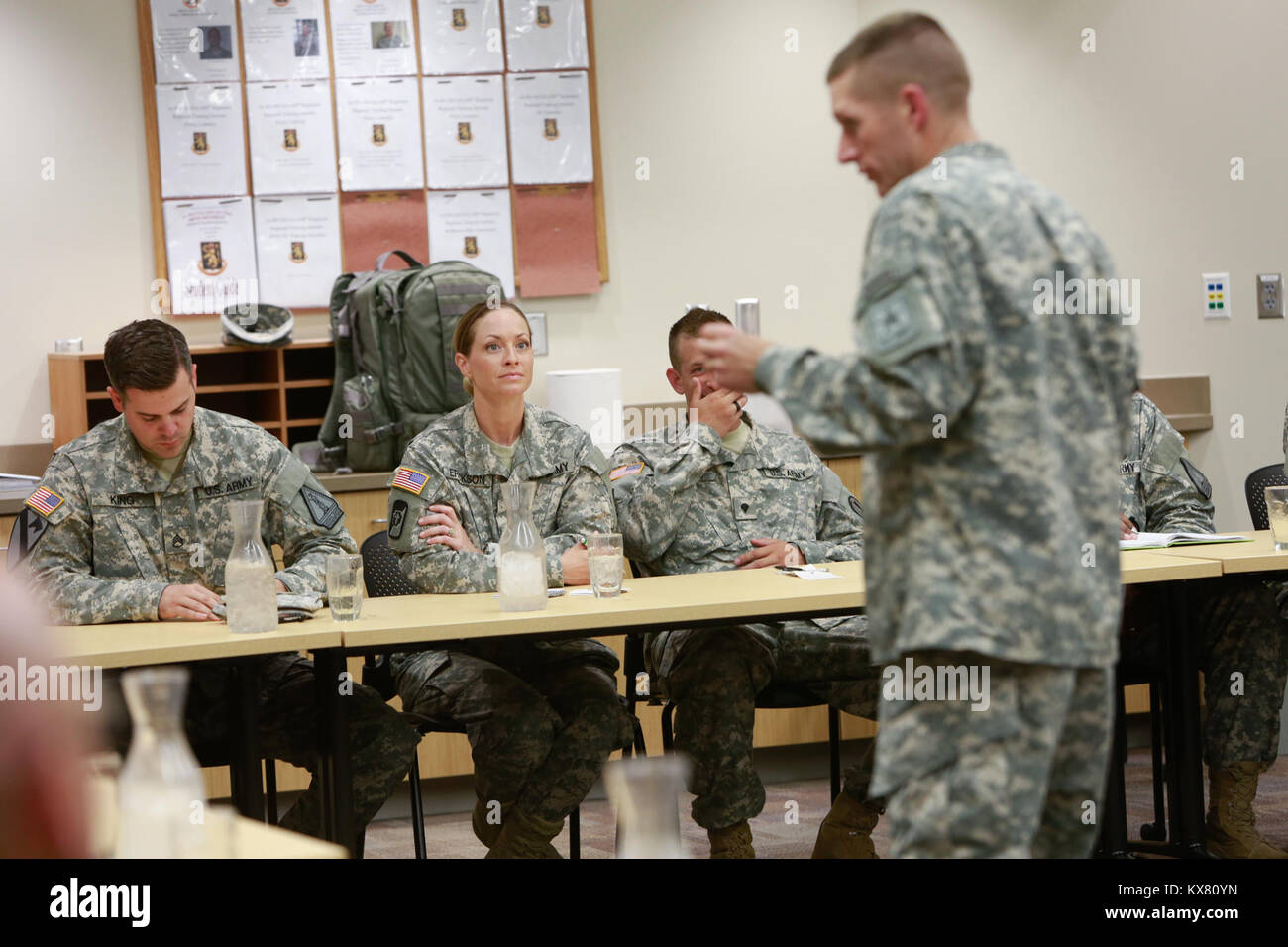 Enlisted Soldiers of the Utah Army National Guard gathered for a town ...