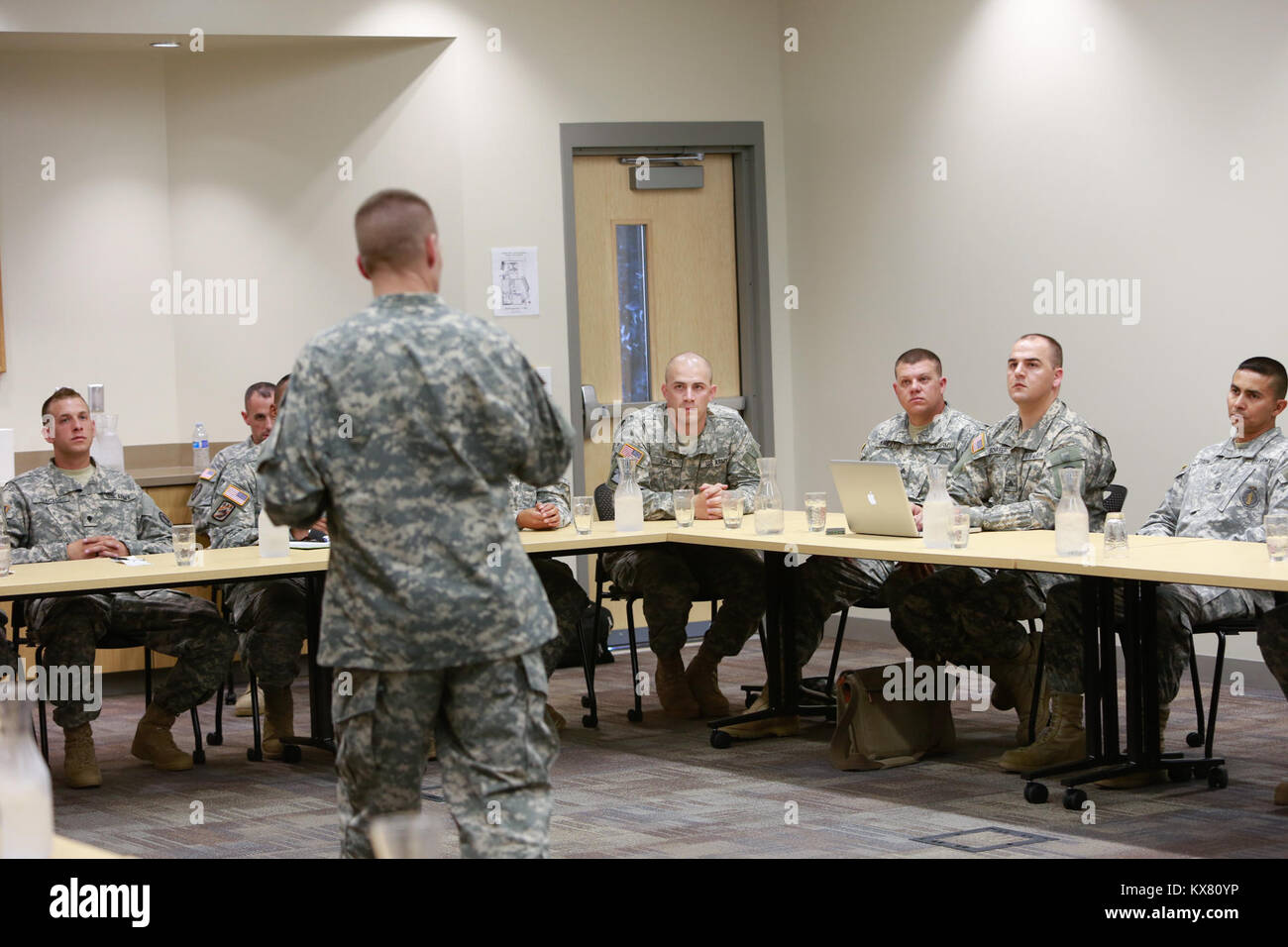 Enlisted Soldiers of the Utah Army National Guard gathered for a town ...