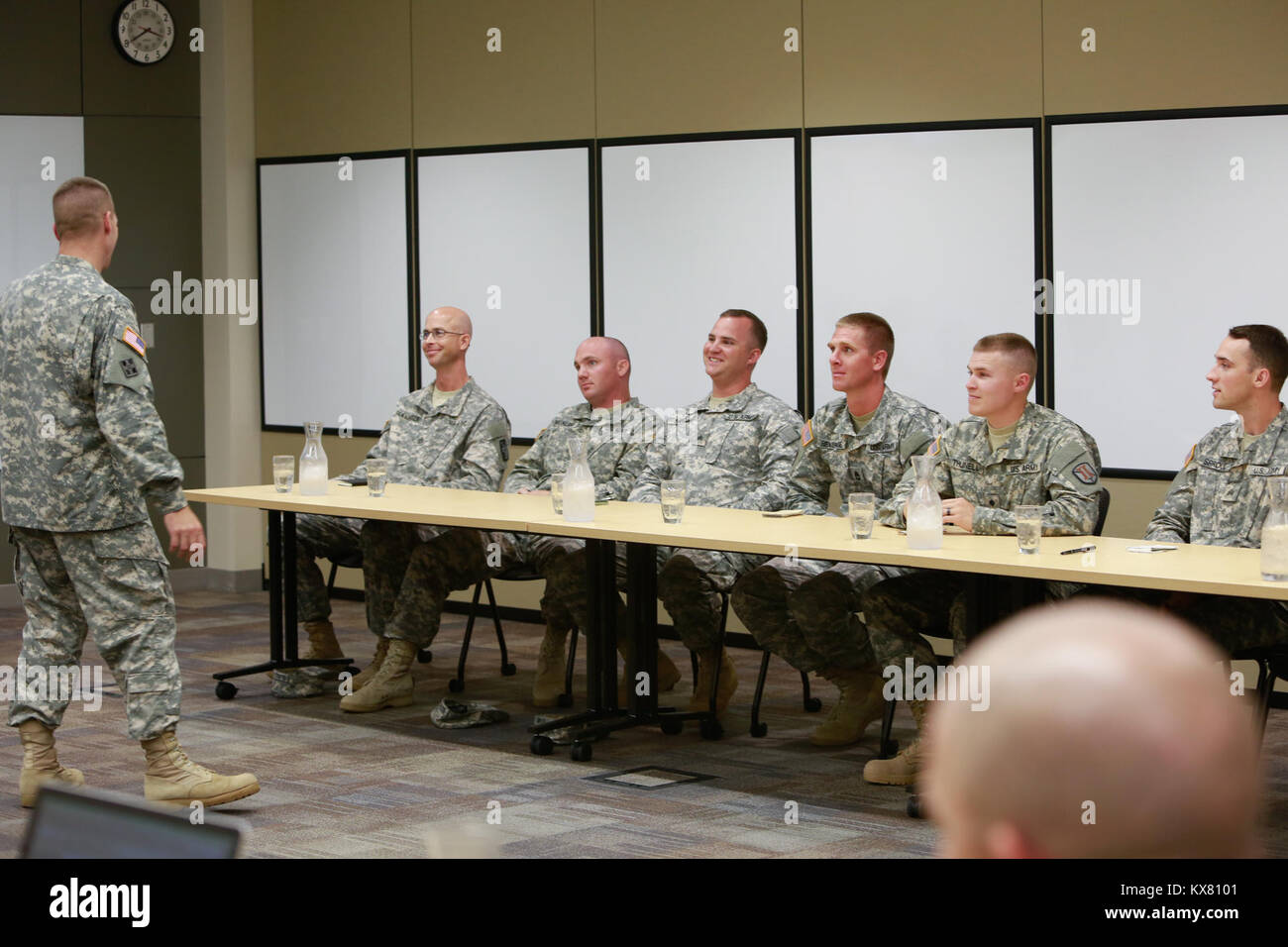 Enlisted Soldiers of the Utah Army National Guard gathered for a town ...