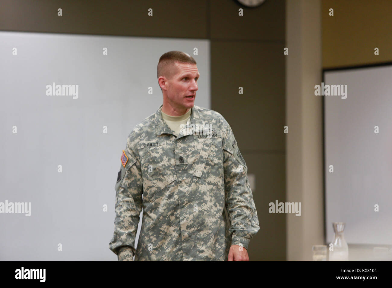 Enlisted Soldiers of the Utah Army National Guard gathered for a town ...