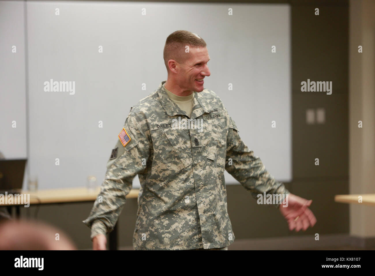 Enlisted Soldiers of the Utah Army National Guard gathered for a town ...