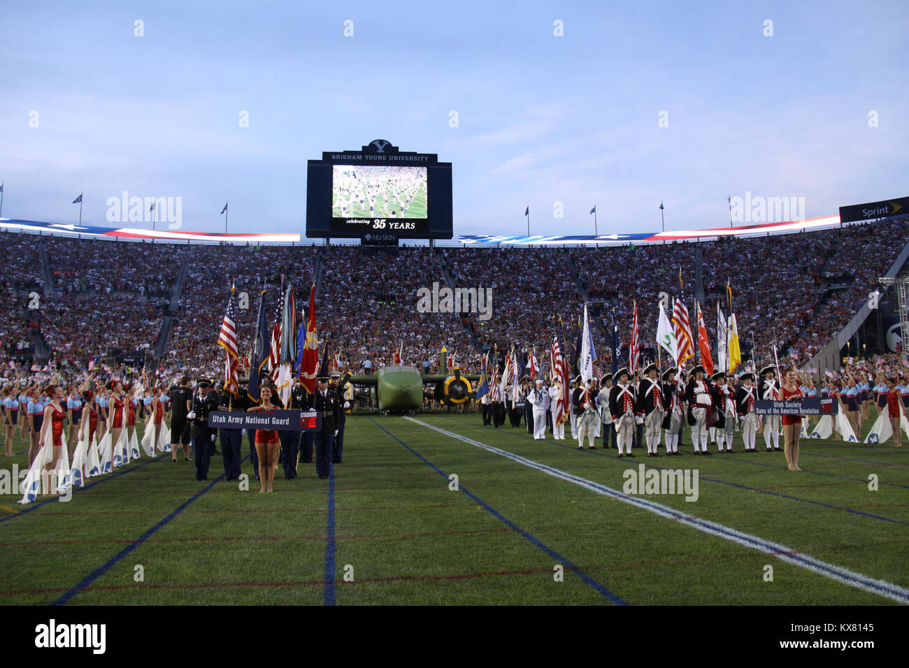 US Army National Guard perform ceremonial duties at celebration event ...