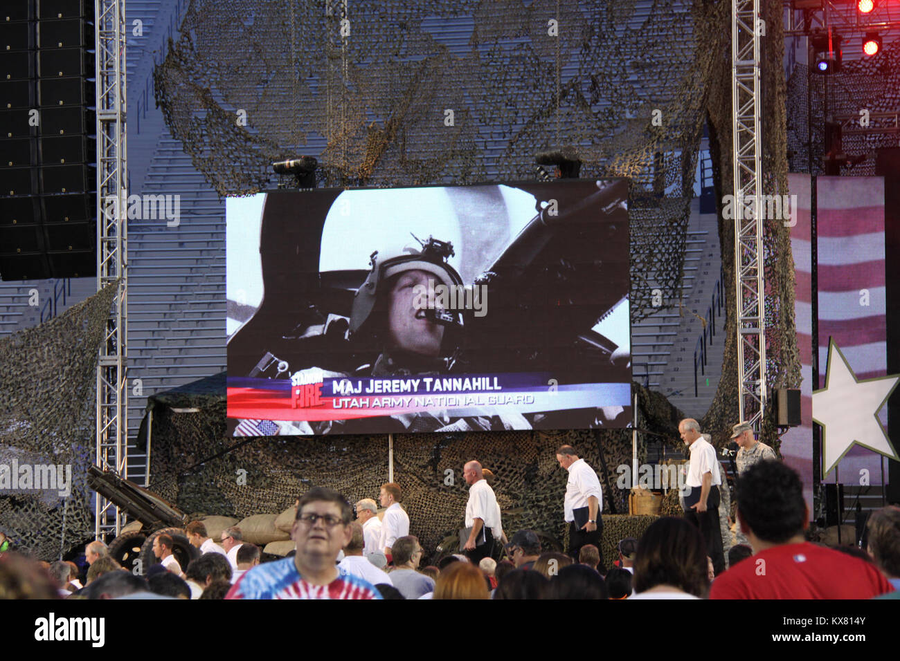 US Army National Guard perform ceremonial duties at celebration event ...