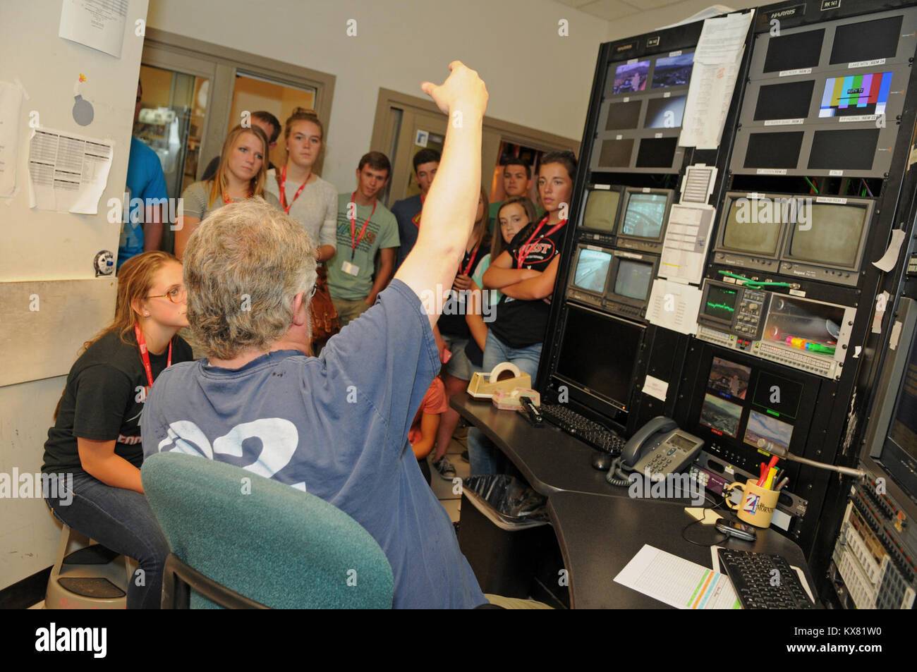 U.S. Army National Guard family members having fun Stock Photo - Alamy
