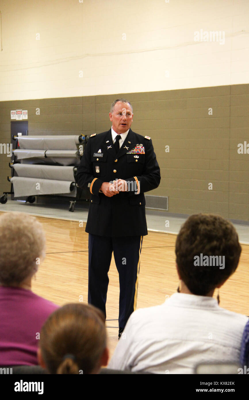 Utah Army National Guard Lt. Col. Brent F. Anderson, G3, Director of ...