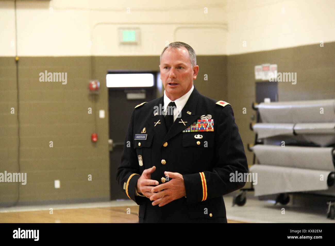 Utah Army National Guard Lt. Col. Brent F. Anderson, G3, Director of ...