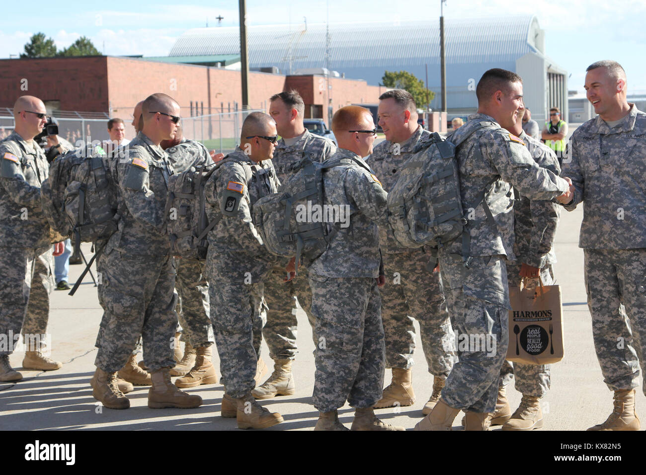 Approximately 160 members of the 116th Engineer Company, Utah Army ...