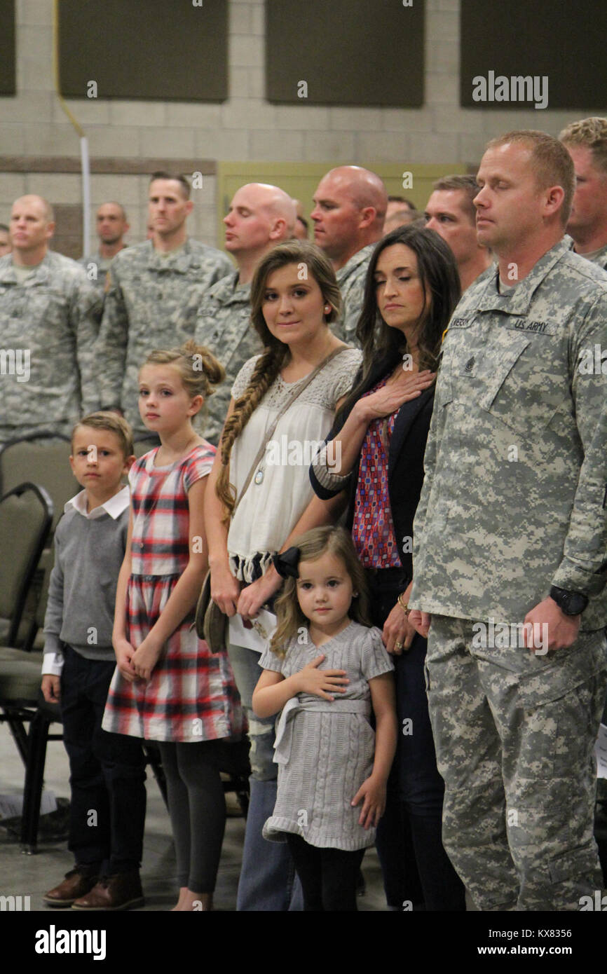 Command Sgt. Maj. Eric Anderson, of the Utah National Guard, was ...