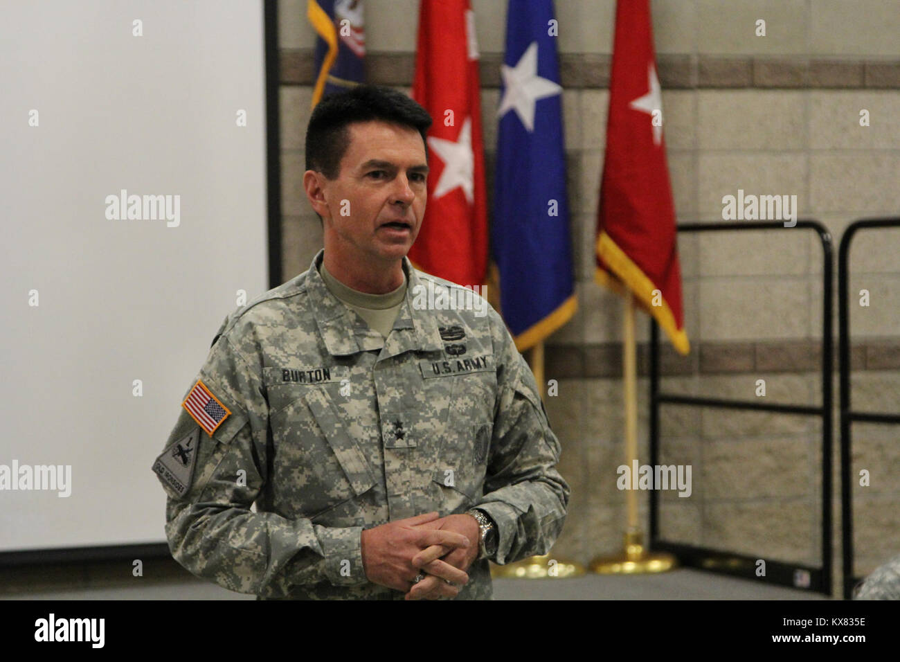 Command Sgt. Maj. Eric Anderson, of the Utah National Guard, was ...
