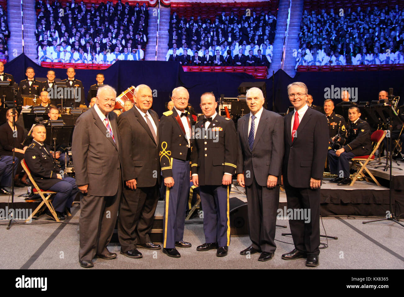 U.S. Army National Guard band with choir perform at music concert in ...