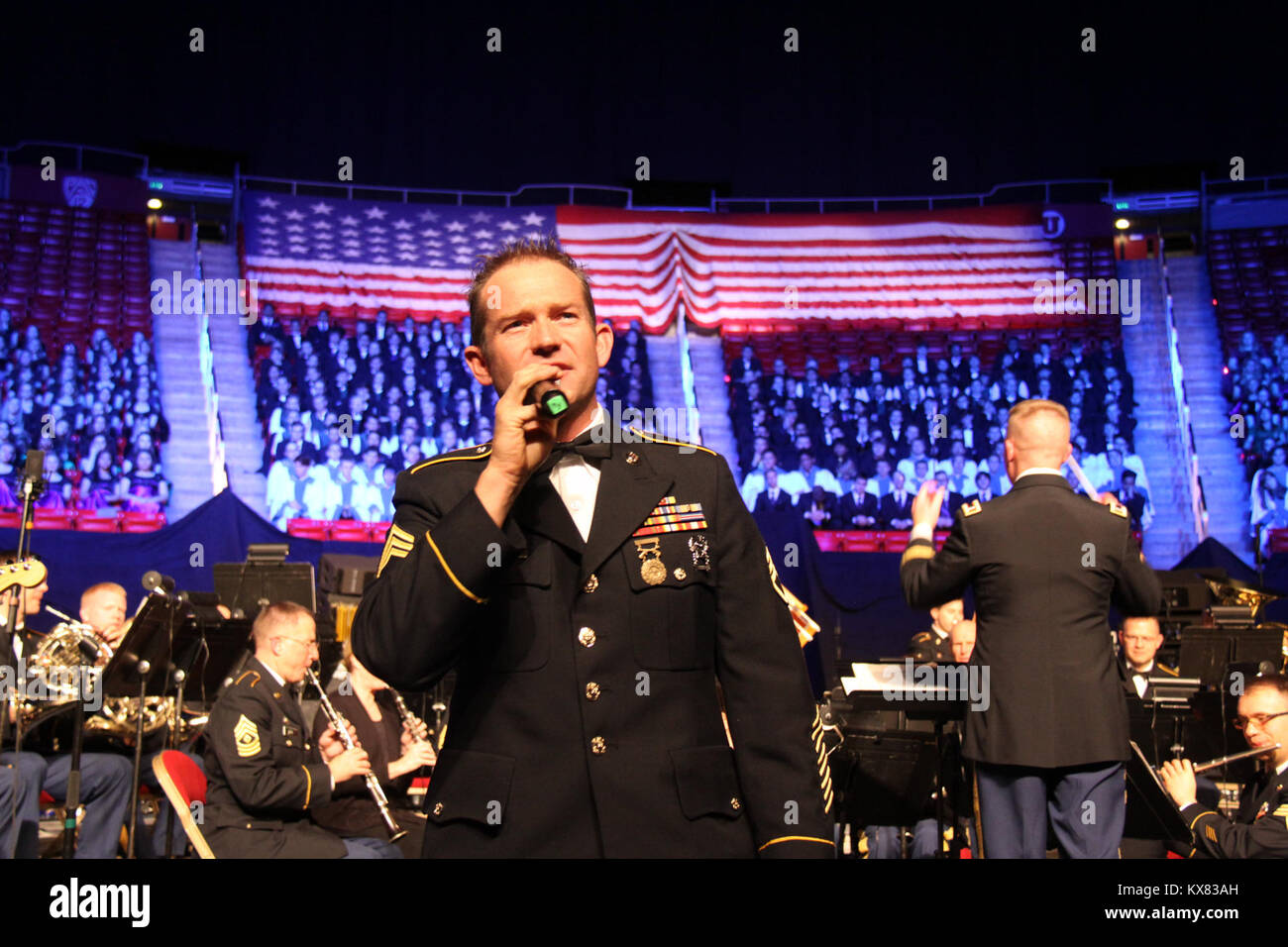 U.S. Army National Guard band and choir entertain at music concert ...