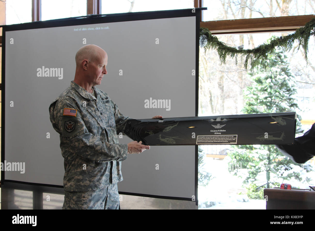 COL James Bledsoe, after more than 27 years of dedicated service ...