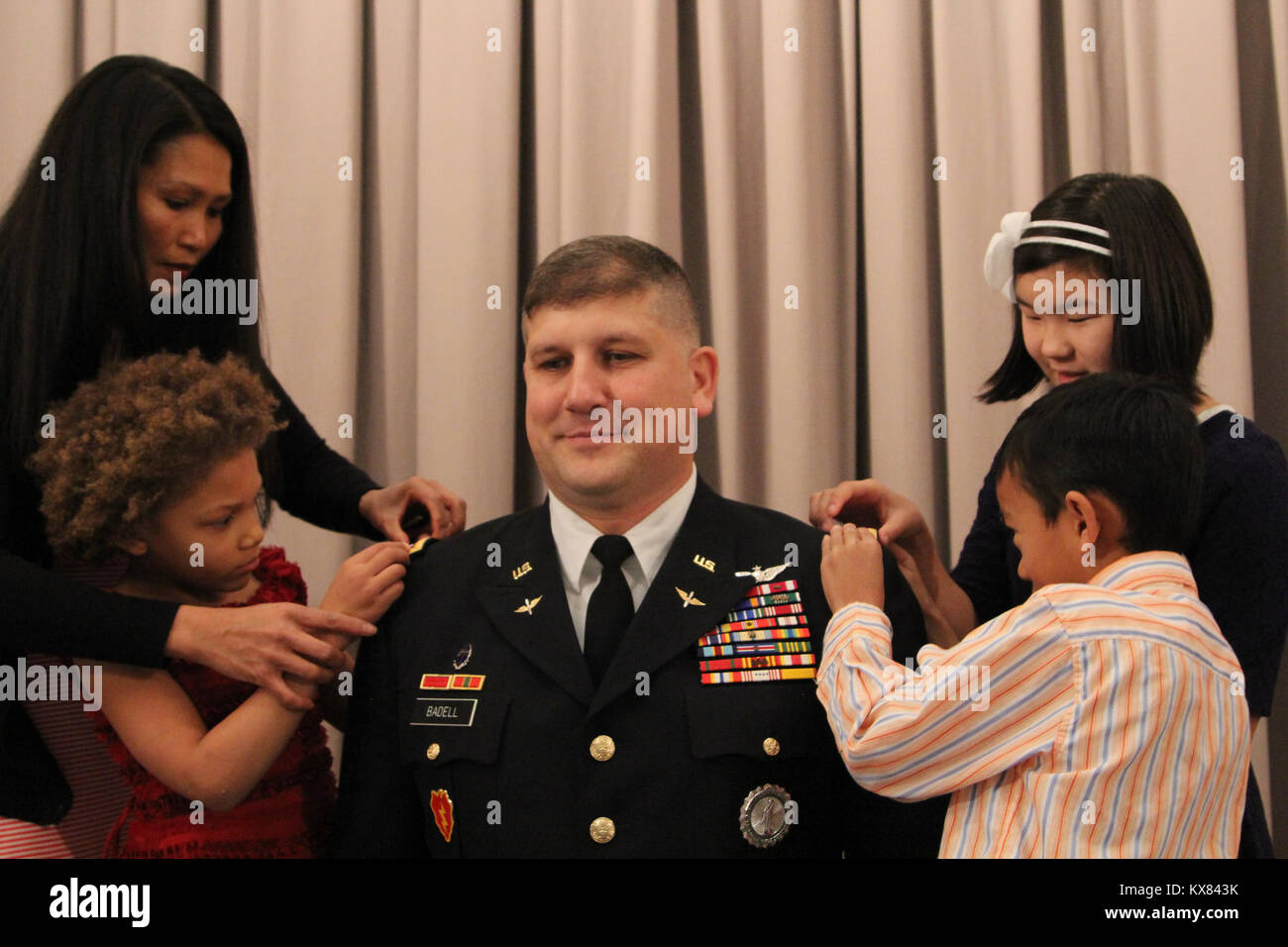 Maj. Matt Badell promoted to lieutenant colonel Thursday, Jan. 7, 2015 ...