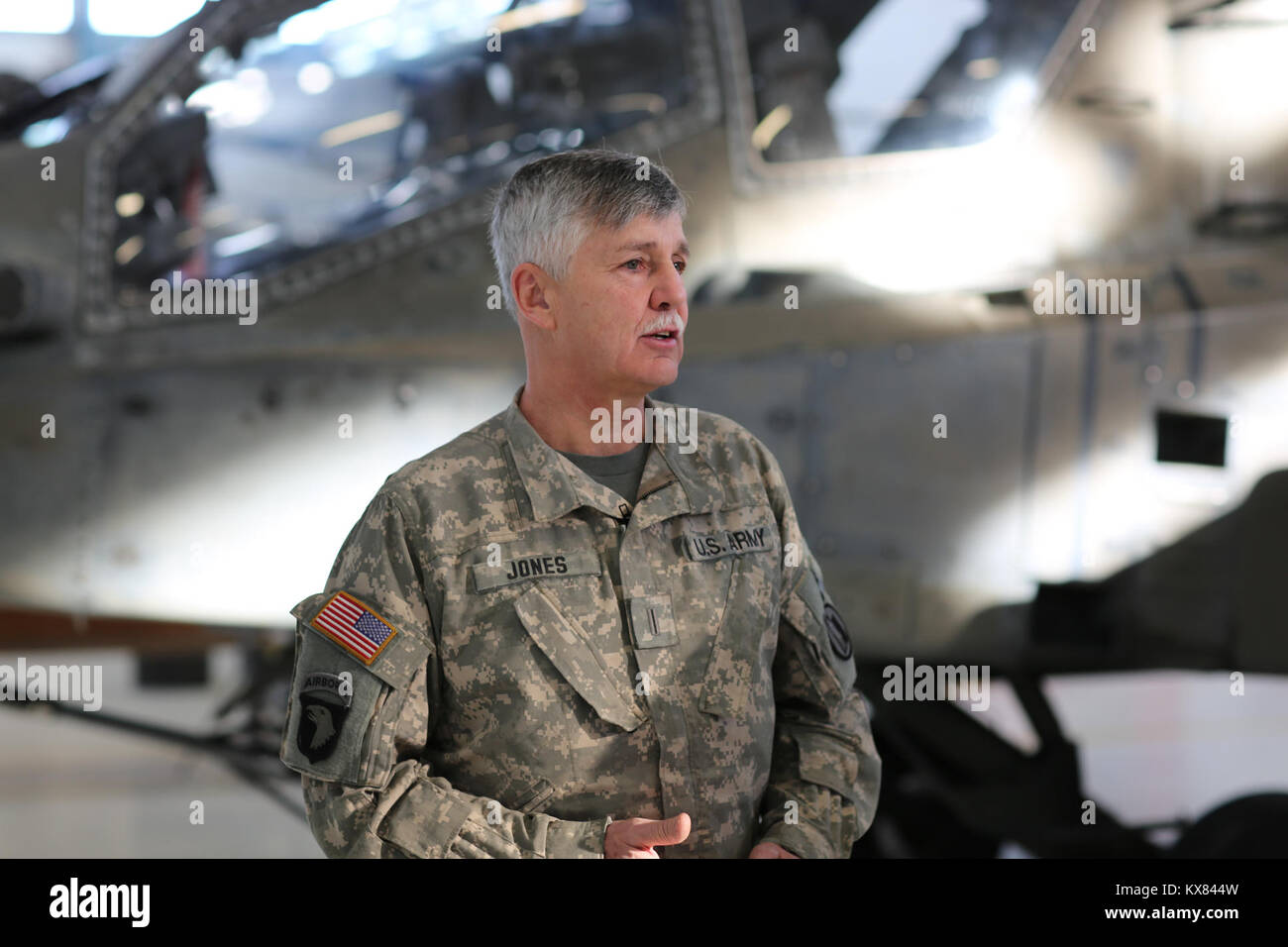 US Army National Guard veteran AH-64 Apache helicopter pilot flying and ...