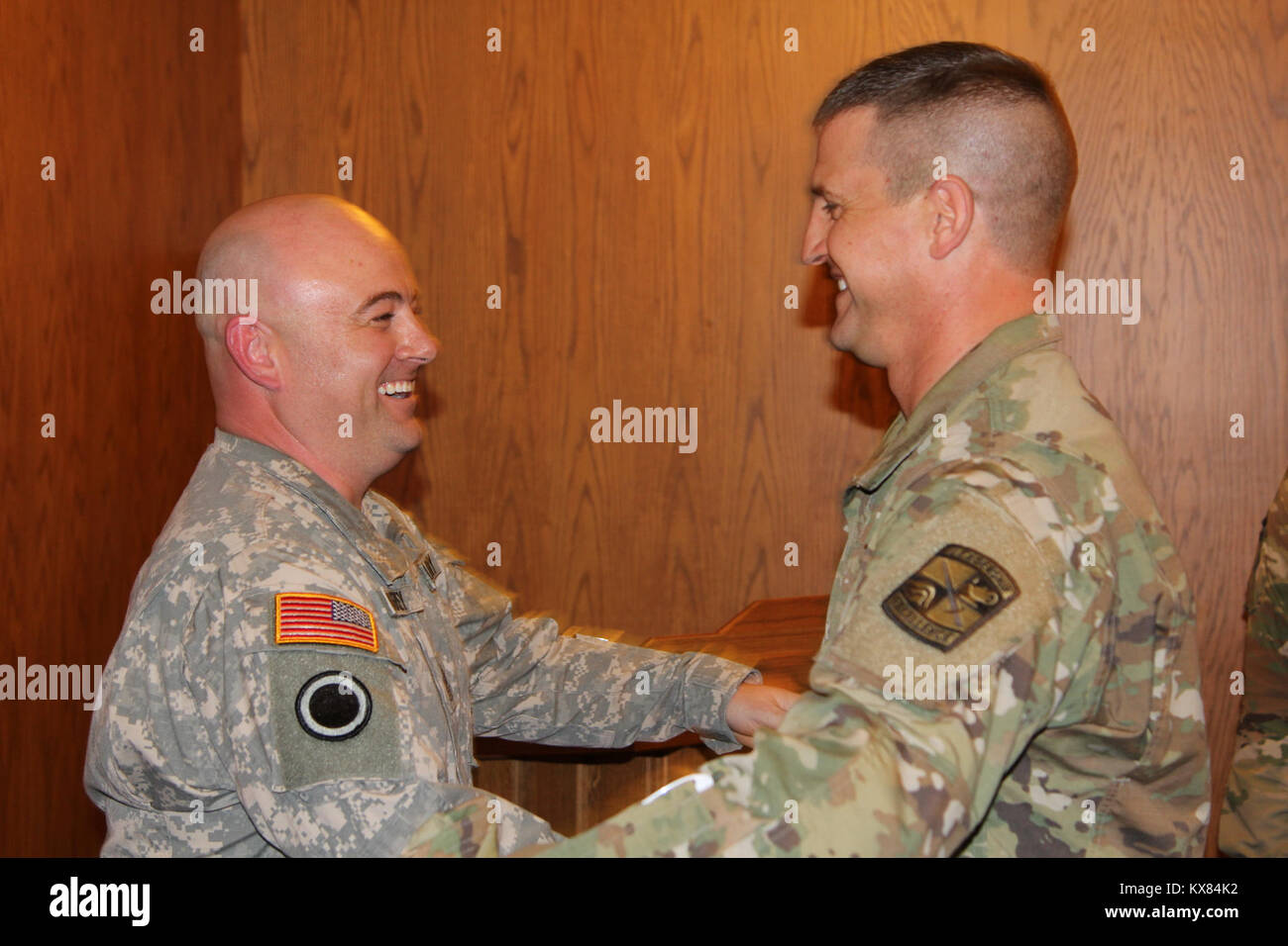 Damon Harvey was promoted to the grade of Sergeant Major at a ceremony ...