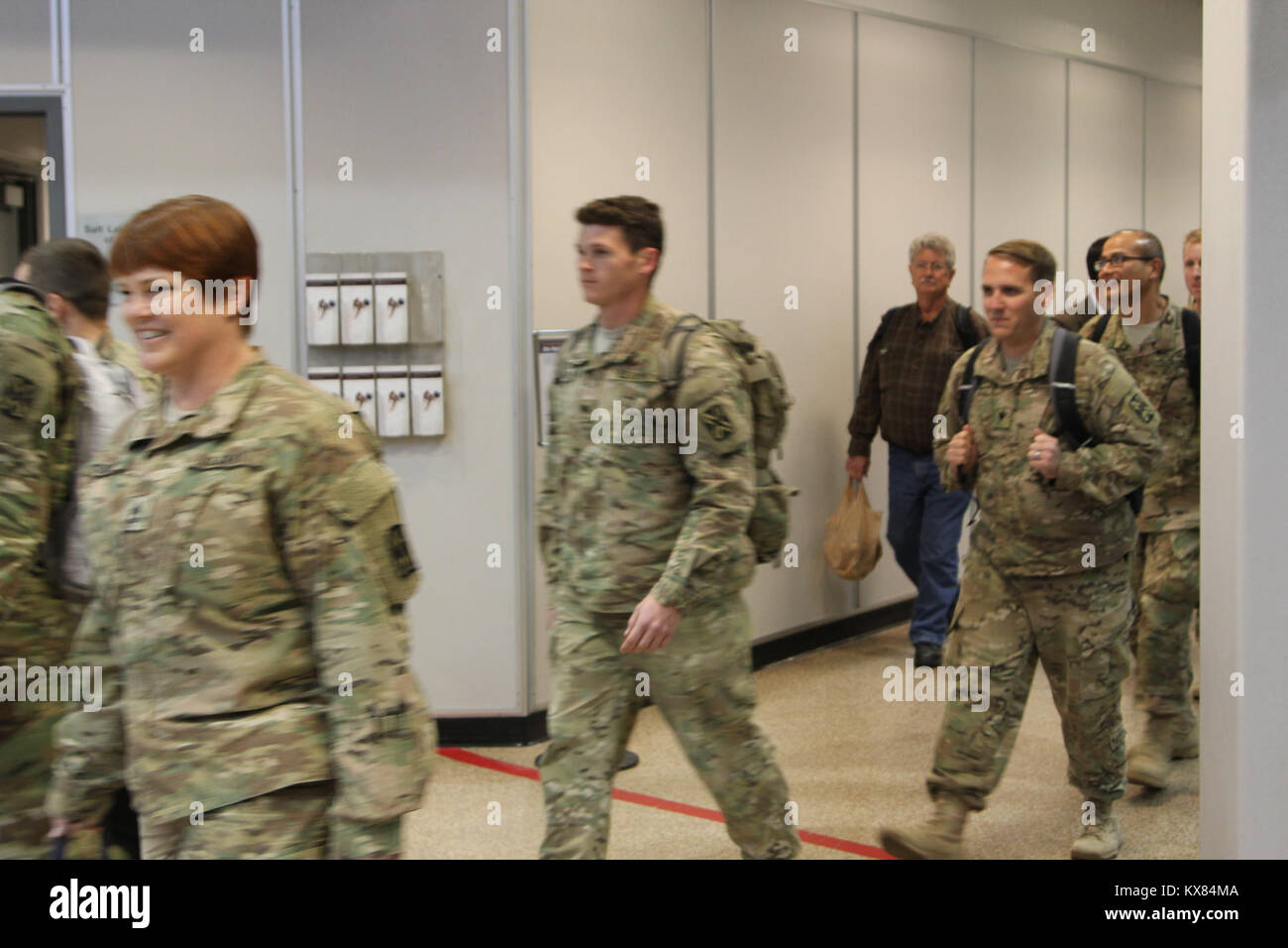 Soldiers of the 141st and 142nd Military Intelligence returned home at ...