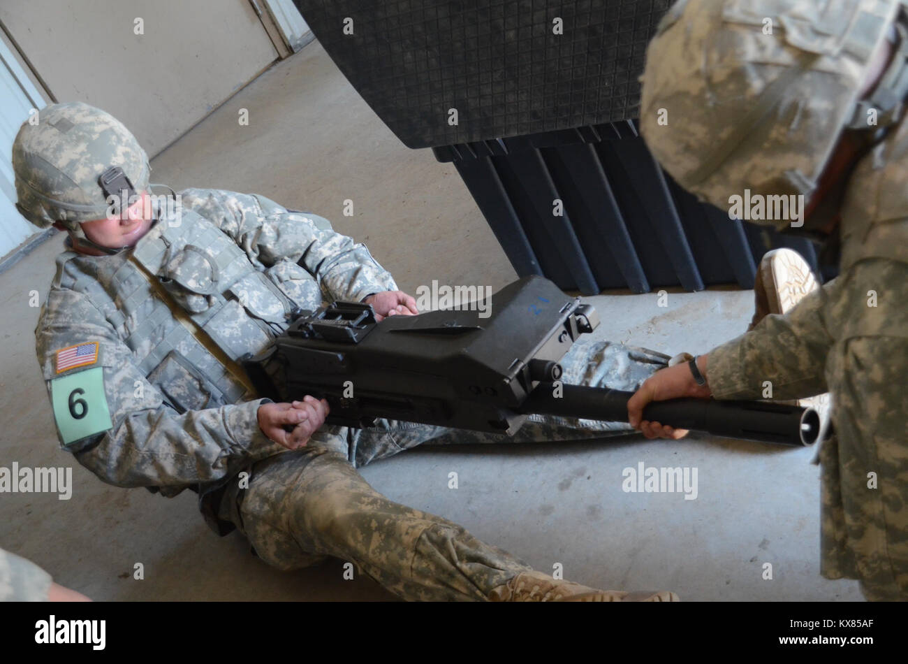 US Army National Guard carrying out various tasks including military ...