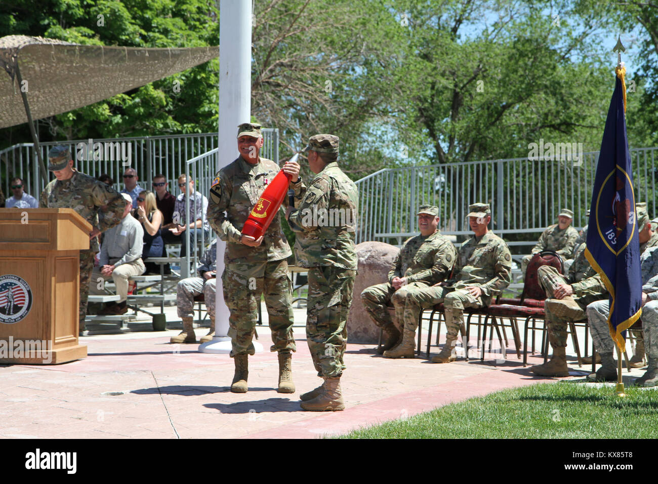 Col. Todd Thursby relinquished command of the 65th Field Artillery ...