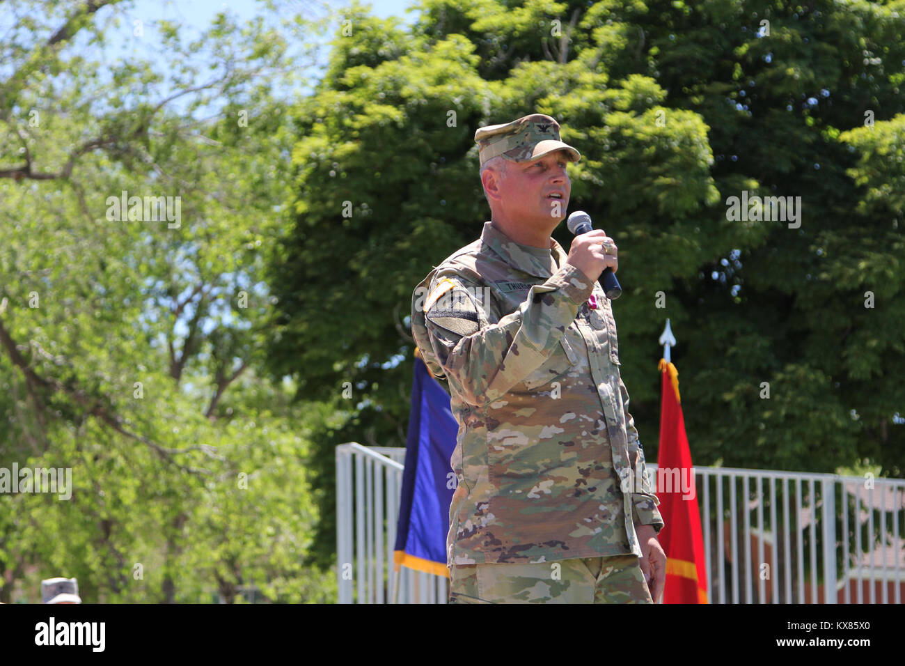 Col. Todd Thursby relinquished command of the 65th Field Artillery ...