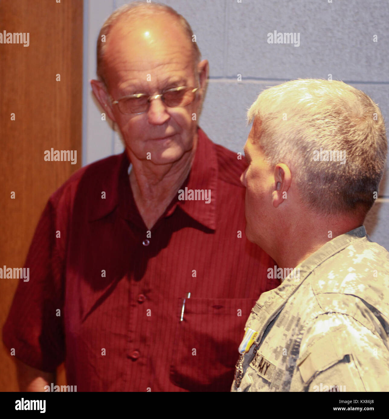 US military remembrance to fallen comrade ceremony Stock Photo - Alamy
