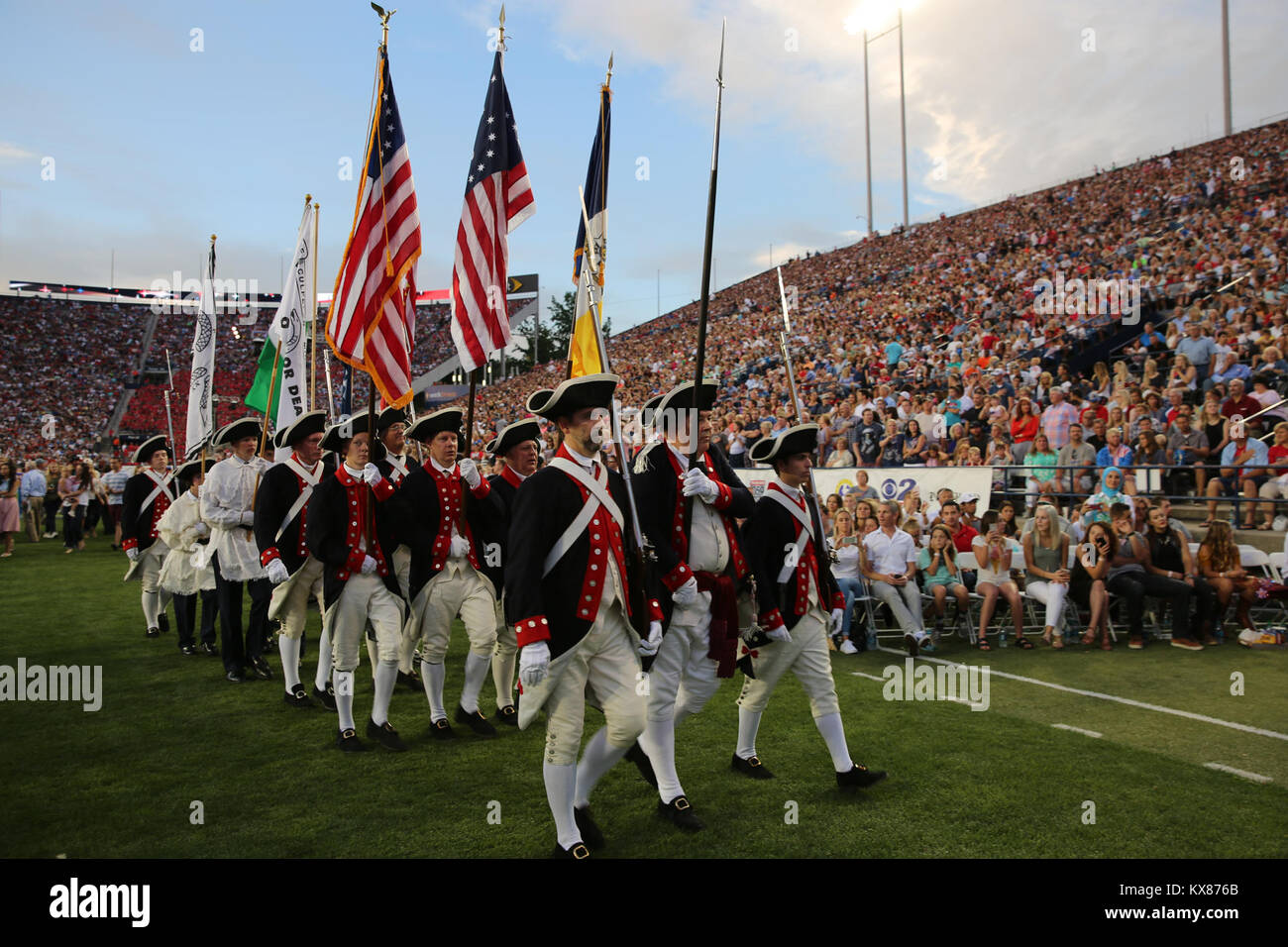 US Army National Guard perform ceremonial duties at celebration event ...