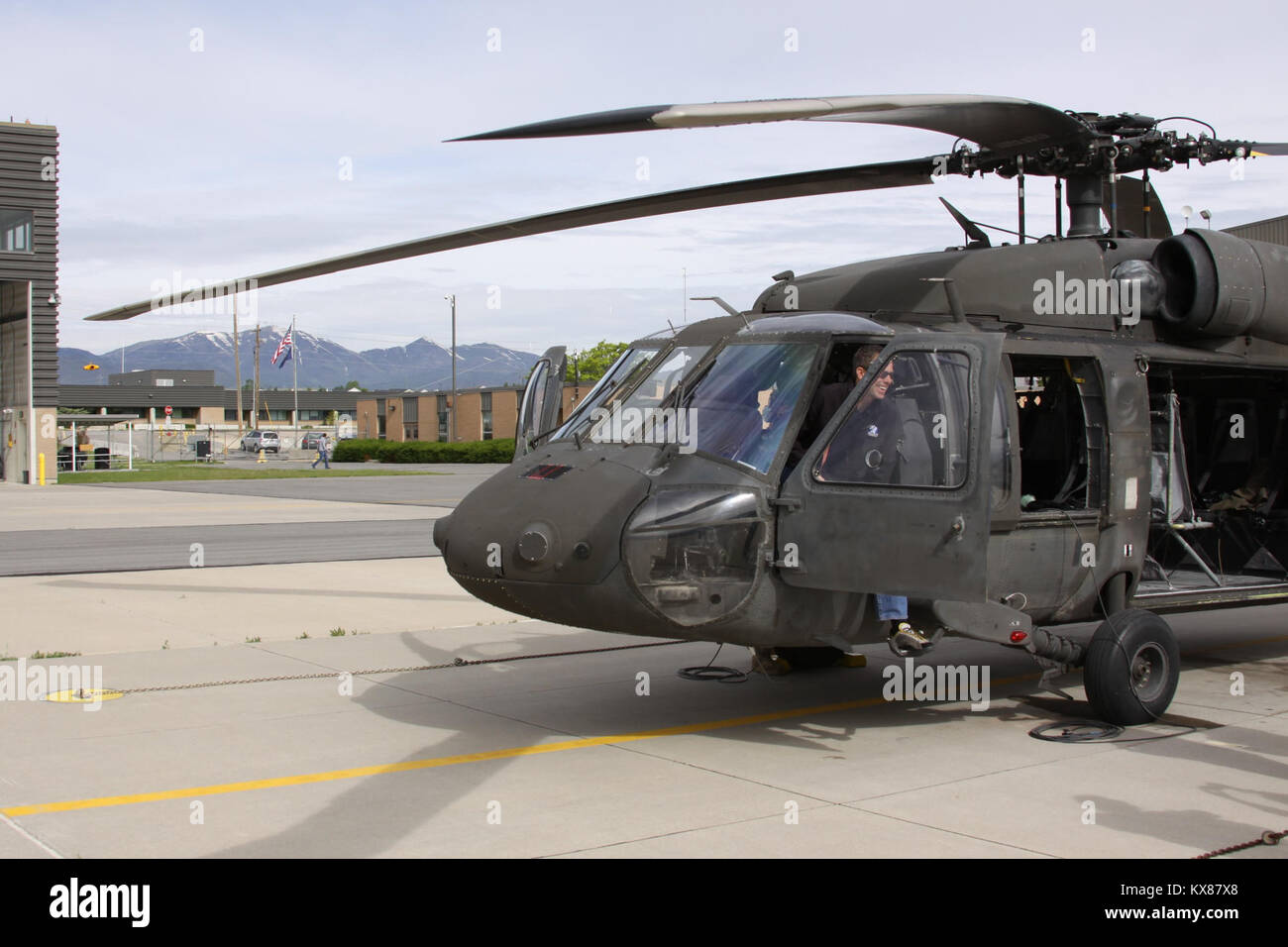 US Army National Guard Black Hawk helicopter Stock Photo - Alamy