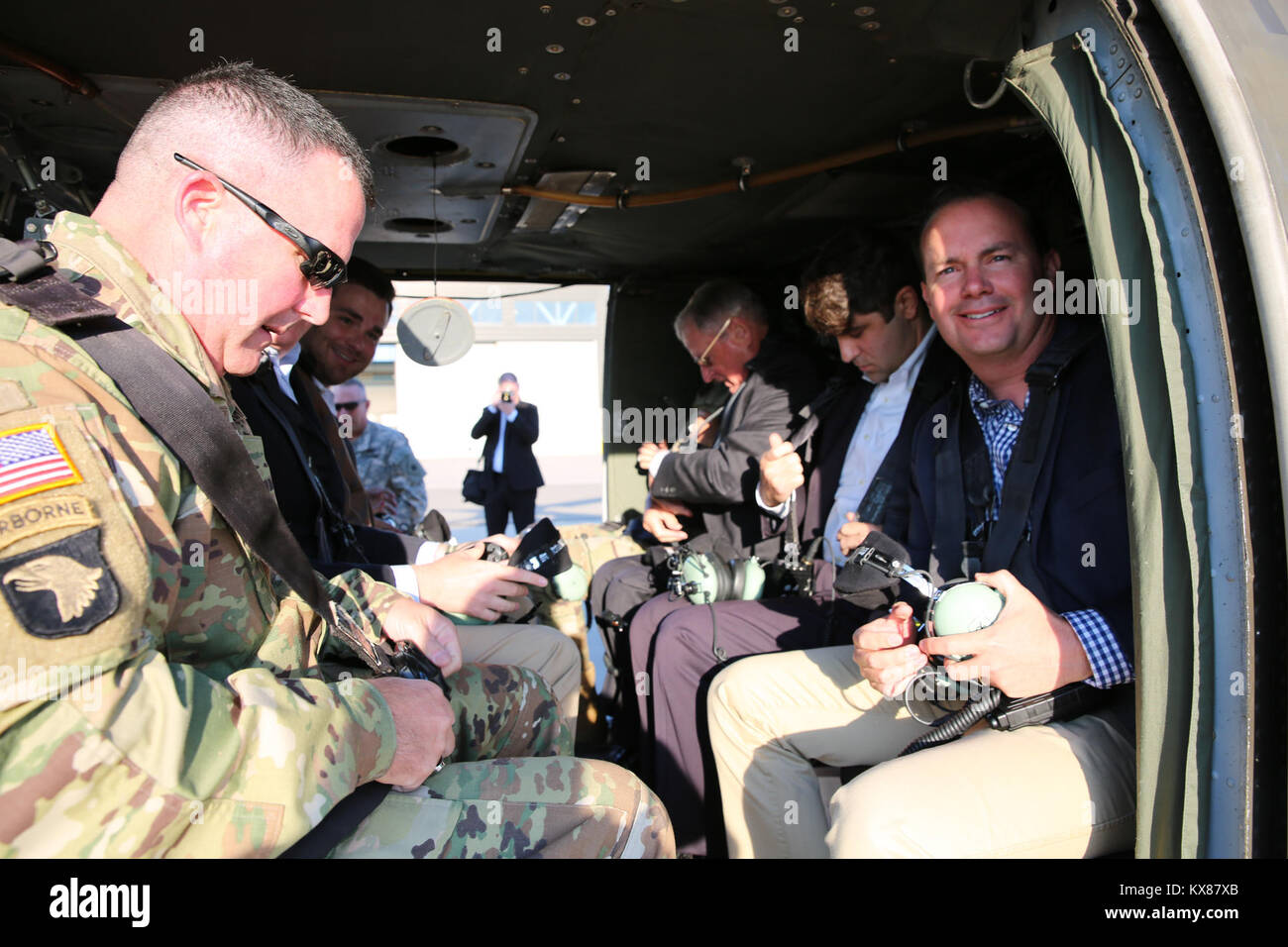 U.S. Senator Mike Lee meets with Maj. Gen. Jeff Burton and Utah ...
