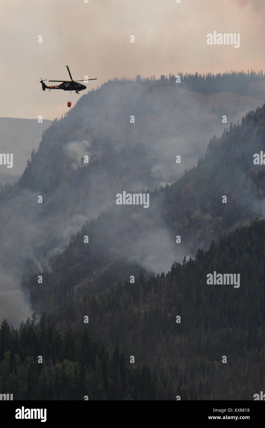 The Utah National Guard was activated to assist firefighting efforts on ...