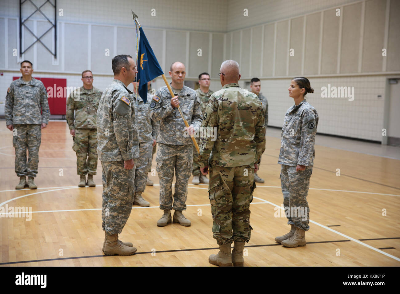 US Army National Guard parade and ceremony Stock Photo - Alamy