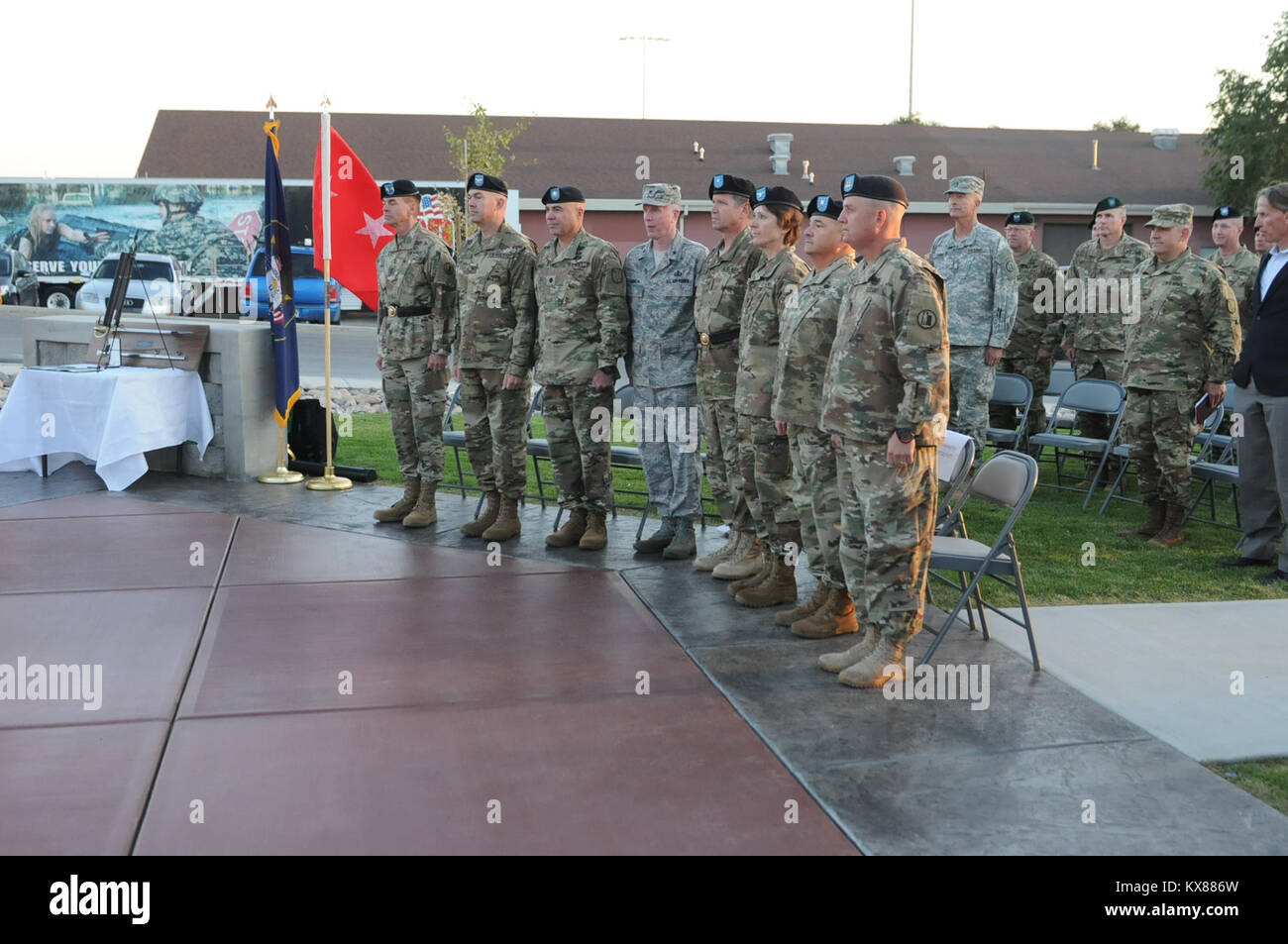 204th Maneuver Enhancement Brigade change of command photos Stock Photo ...