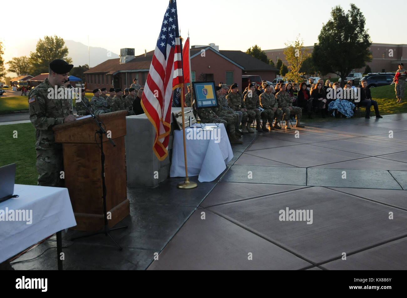 204th Maneuver Enhancement Brigade change of command photos Stock Photo ...