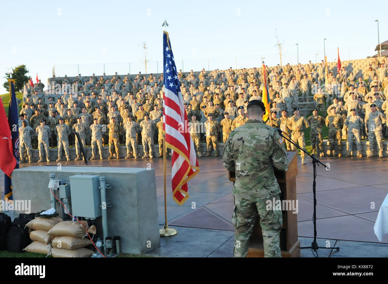 204th Maneuver Enhancement Brigade change of command photos Stock Photo ...