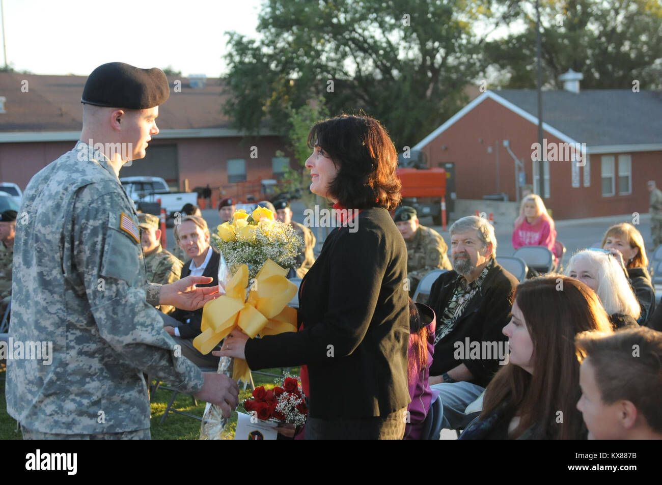 204th Maneuver Enhancement Brigade change of command photos Stock Photo ...
