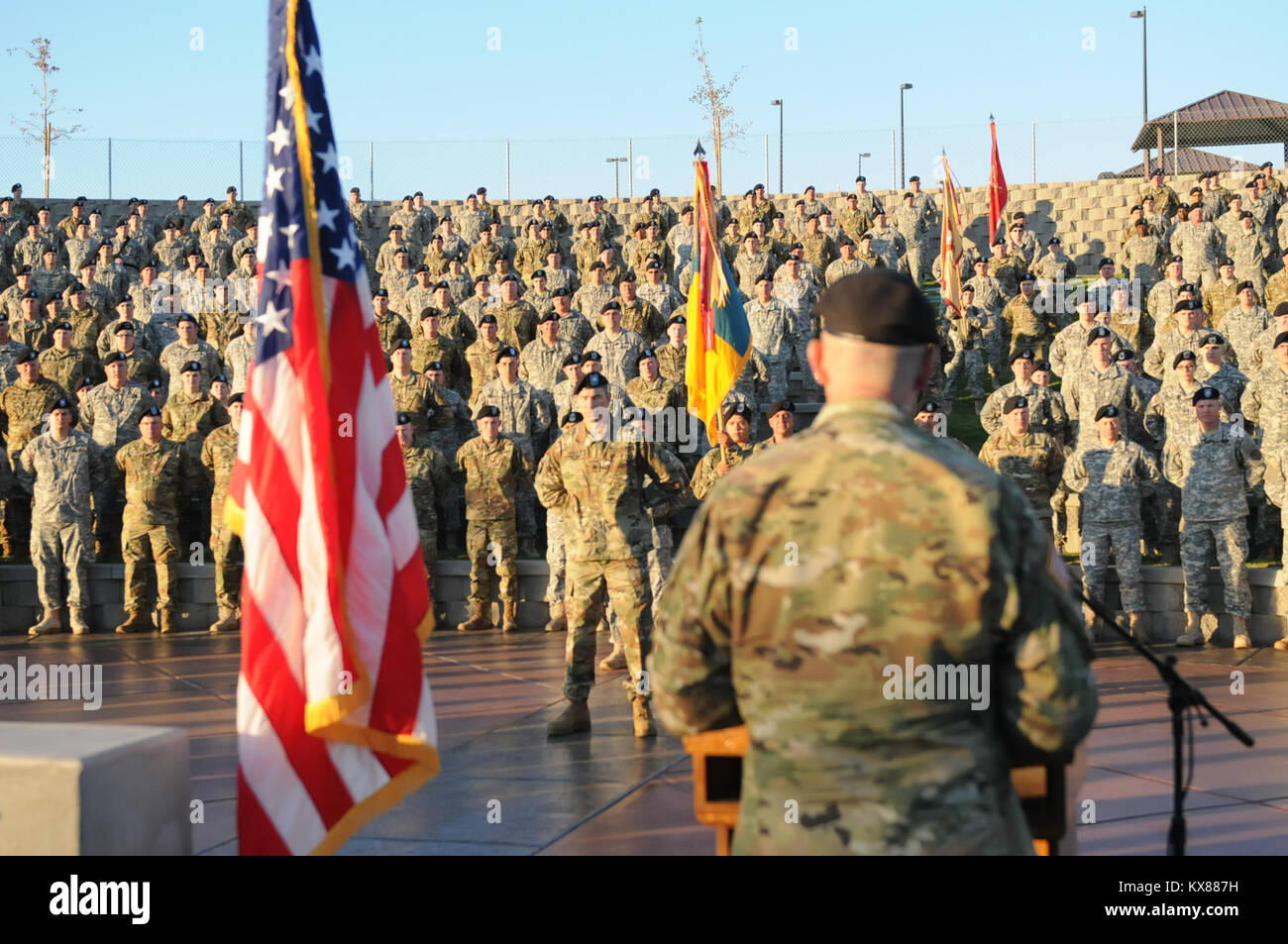 204th Maneuver Enhancement Brigade change of command photos Stock Photo ...