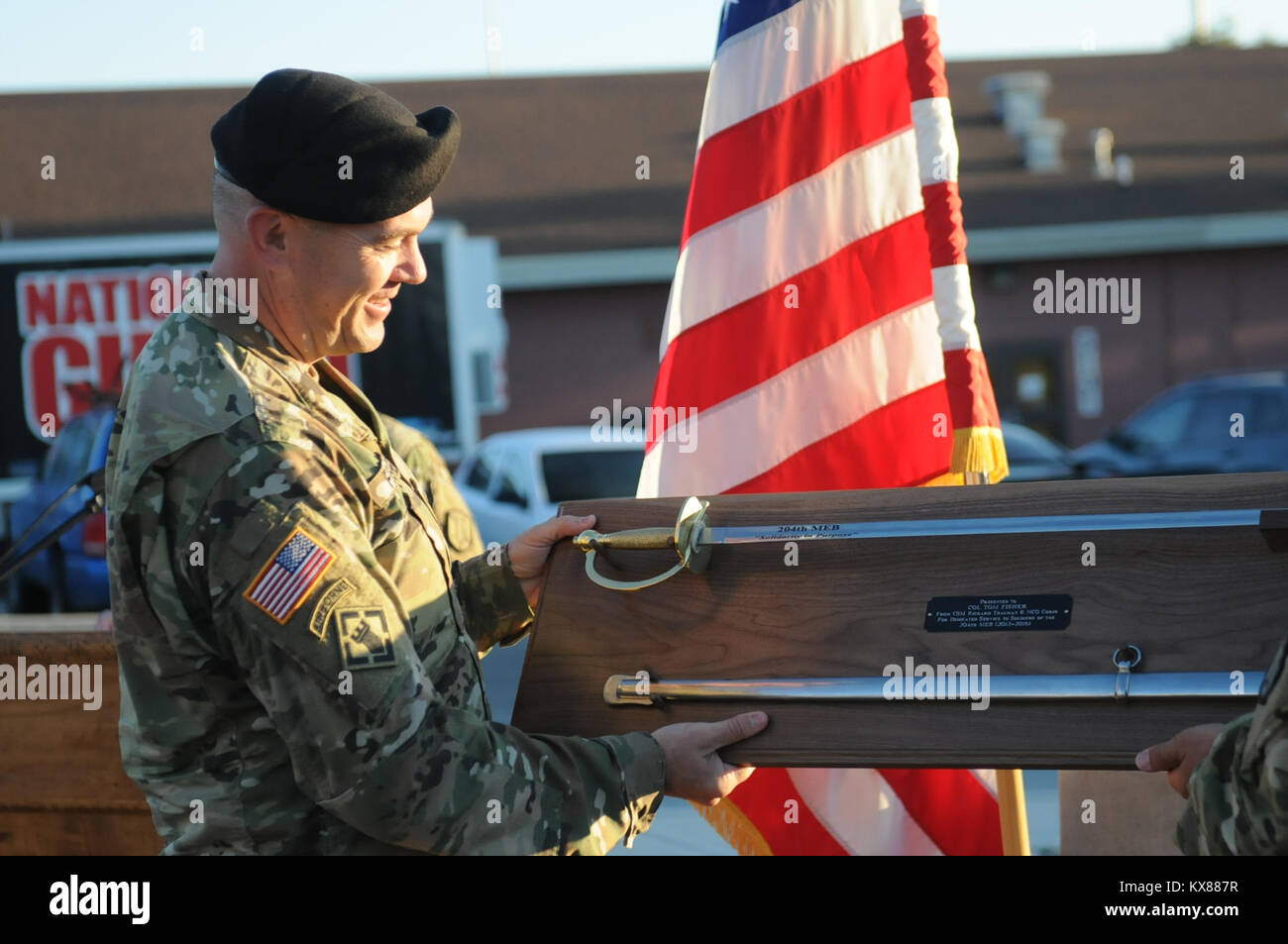204th Maneuver Enhancement Brigade change of command photos Stock Photo ...