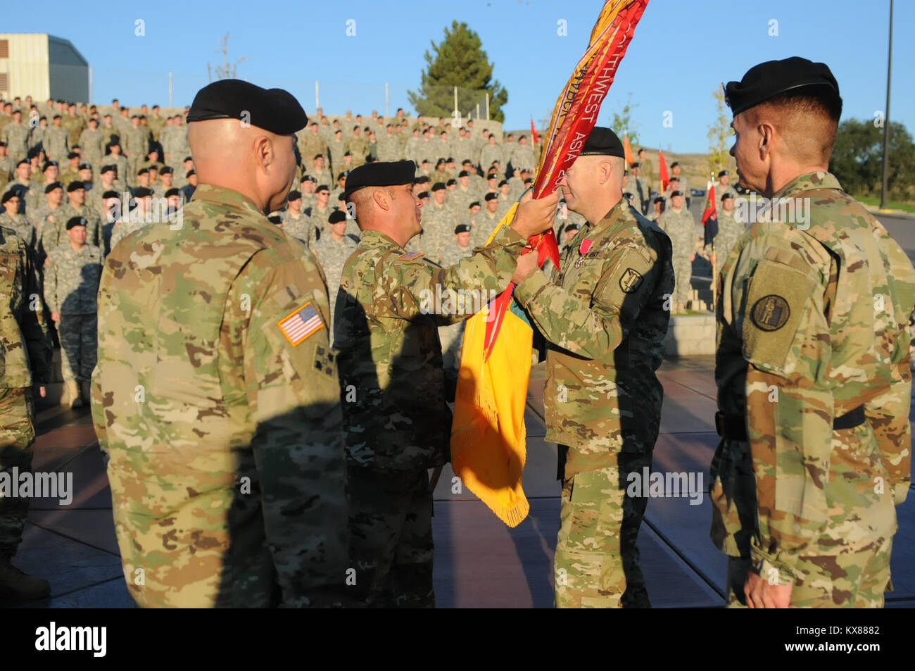 204th Maneuver Enhancement Brigade change of command photos Stock Photo ...
