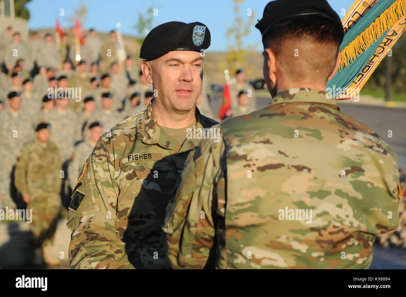 204th Maneuver Enhancement Brigade change of command photos Stock Photo ...